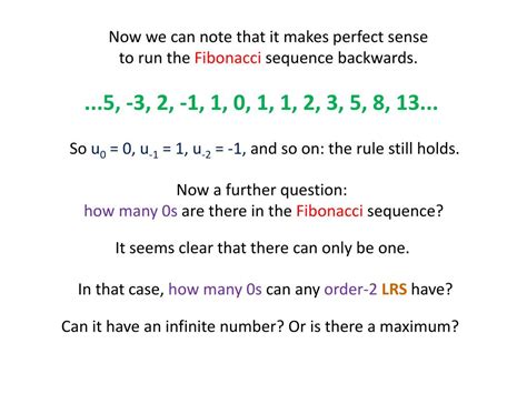 PPT Activity Zeroes Of A Recurrence Relation PowerPoint Presentation ID