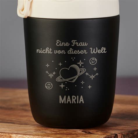 Eine Frau Nicht Von Dieser Welt Thermobecher 360 Ml Geschenkspeziellde