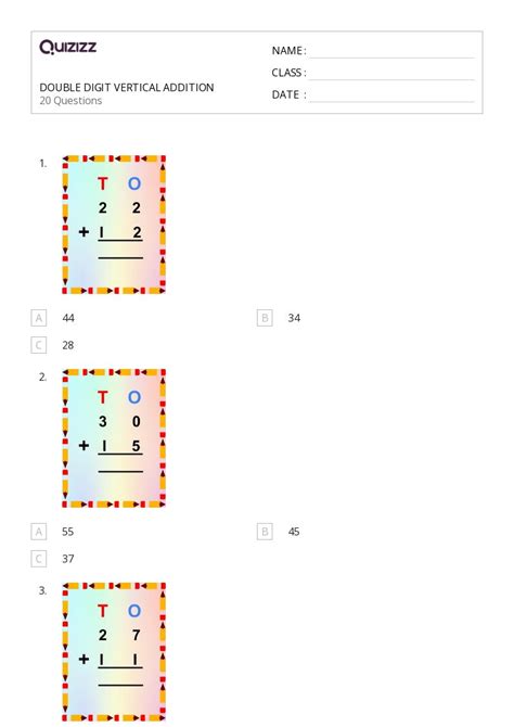 50 Three Digit Addition And Regrouping Worksheets For Kindergarten On