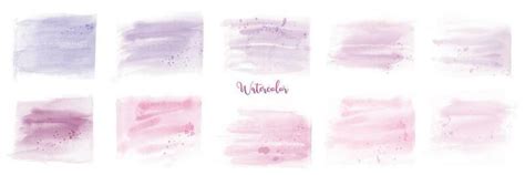 Purple Watercolor Vector Art Icons And Graphics For Free Download