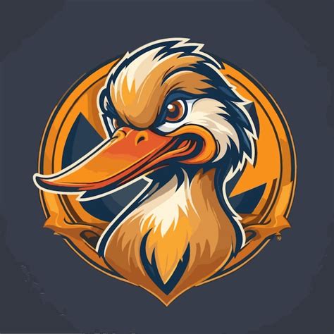 Premium Vector Duck Mascot Cartoon Vector