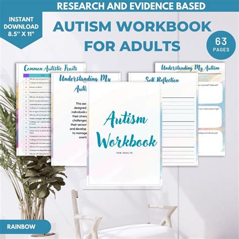 Digital Autism Workbook Autism Worksheets Autism Journal Autism