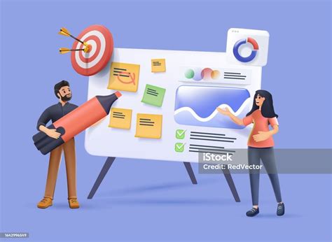 사무실에서 일하는 3d 비즈니스 사람들 캐릭터 최소한의 공동 작업 공간 일하는 사무실 직원 그룹입니다 3차원 형태에 대한 스톡 벡터 아트 및 기타 이미지 Istock