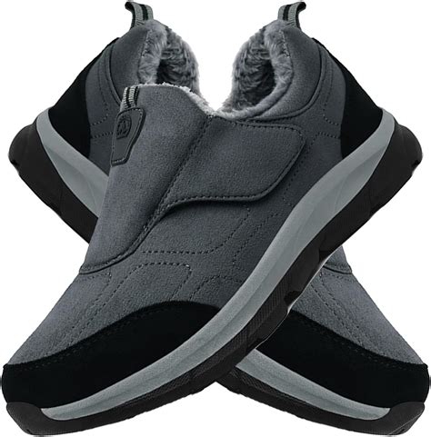 Aocase Diabetiker Schuhe Herren Extra Weit Schuhe für Geschwollene Füße