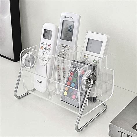소품정리·거치대 투명 스탠드 리모컨 정리함 리모콘 거치대 연필꽃이 아크릴 인테리어소품 오늘의집 쇼핑