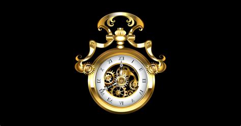 Steampunk Pocket Watch Clock Sticker Teepublic