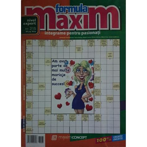 Formula Maxim Nr 215 Nivel Expert 100pagini Emag Ro