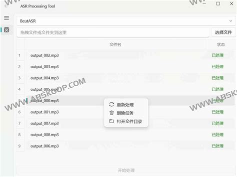 AsrTools 智能语音转文字工具 内置剪映快手必剪官方接口 A姐分享