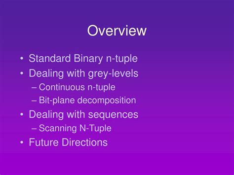 ppt pattern recognition with n tuple systems powerpoint presentation