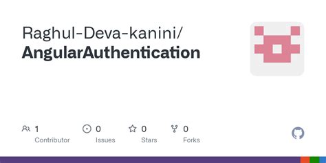Github Raghul Deva Kaniniangularauthentication