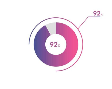 Percentage Circle Diagrams Infographics Vector Circle Diagram Business Illustration