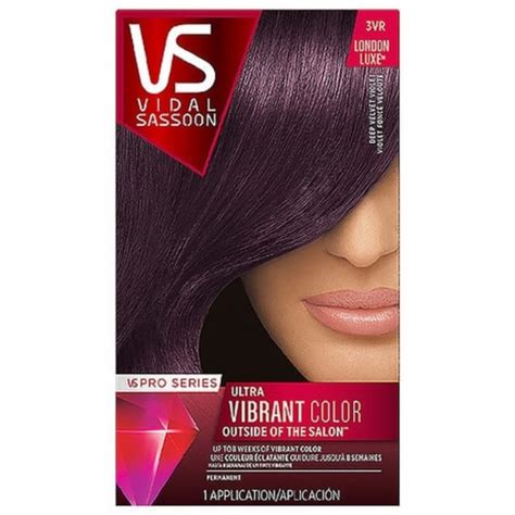 Vidal Sassoon Pro Series Permanent Hair Color Deep Velvet Violet 3vr Pack Of 20 20 Pack