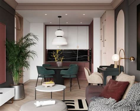 Клевер парк для Максима и Виктории — Neapol Design Luxury Interior Design Living Room Small