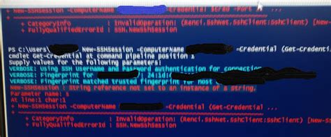 new sshsession errors out · issue 243 · darkoperator posh ssh · github