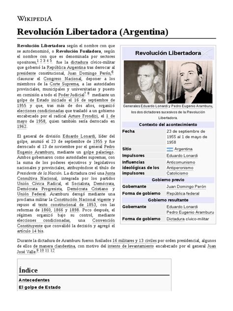 Revolución Libertadora Argentina Descargar Gratis Pdf Argentina
