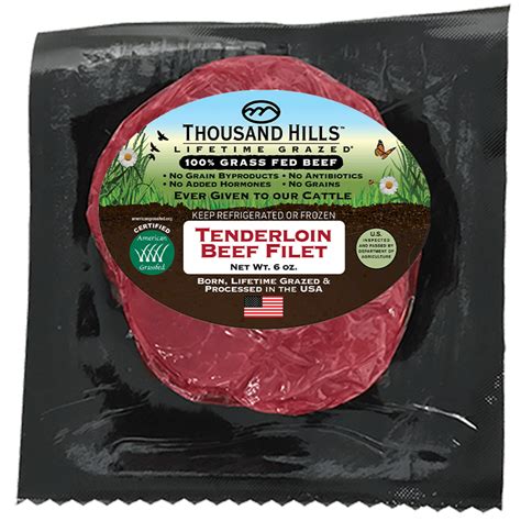 Grass Fed Tenderloin Beef Filet 100 Grass Finished Beef Thousand