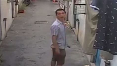 Chinese Pervert He Was Filmed Stealing Womens Panties And Bras