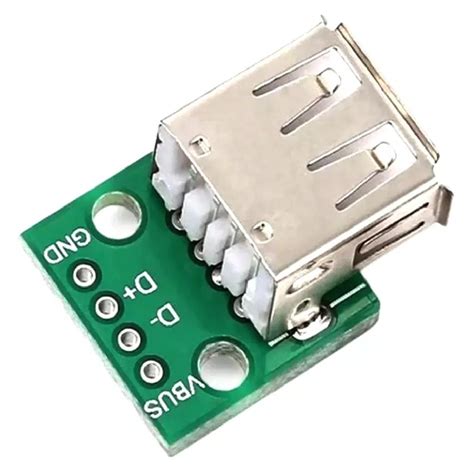 Modulo Adaptador Conector Usb Femea 2 0 Para Dip Br