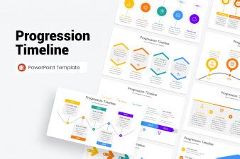 Progression Timeline PowerPoint Template Nulivo Market