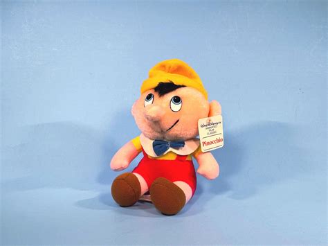 1980s Disney 7 Pinocchio Plush Animated Classic Film Retro