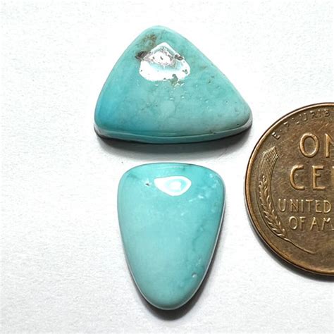 Red Mountain Mine Natural Turquoise Cabochons Esmeralda Turquoise