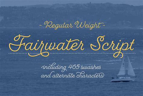 Fairwater Script Font Youworkforthem