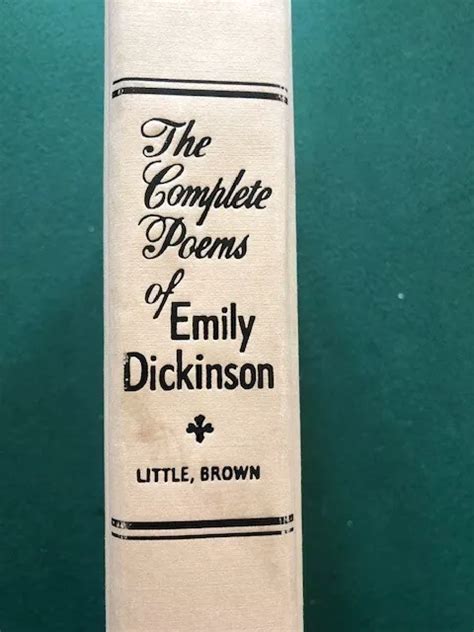 The Complete Poems Of Emily Dickinson Little Brown 1960 Hb £963