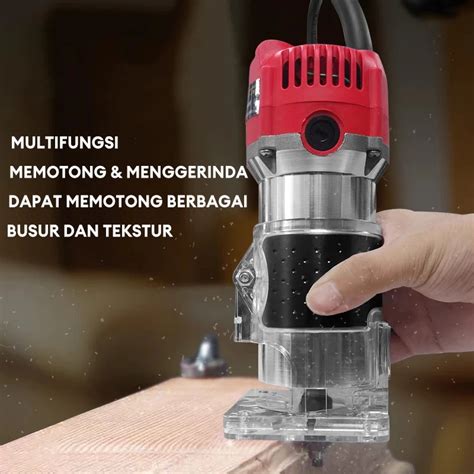 Jual Iop Reaim Mesin Router Profil Kayu 550w Wood Trimmer 14 6 Mm