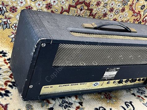 1975 Marshall Super Bass 100 Model 1992 Id 2813 E Captain