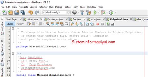 Cara Membuat Program Kelipatan 5 Di Java ~ Sistem Informasi