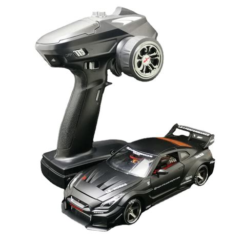 124 Metal Shell Chassis Gtr R35 Awd Gyro Brush Motor Rc Drift Car Rtr