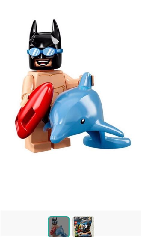 Lego Minifigure 71020 Swim Suit Batman With Dolphin Hobbies And Toys