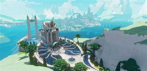 Genshin Impact Fontaine Concept Art And Landscape Leaks Show New Locations