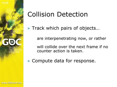 Ppt Physics For Games Programmers Collision Detection Crash Course Powerpoint Presentation