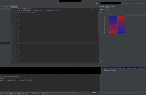 Vertical Layout For Python Console Variable Pane Sciview Ides Support Intellij Platform