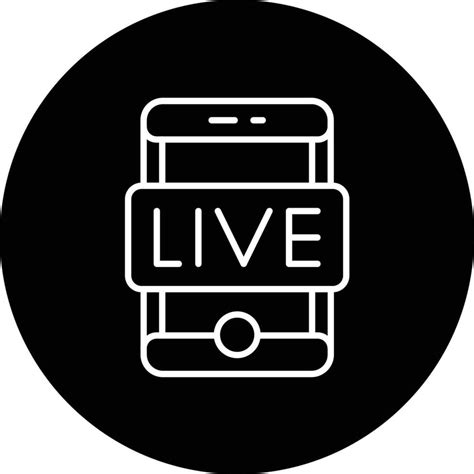 Live Stream Vector Icon 33172955 Vector Art At Vecteezy