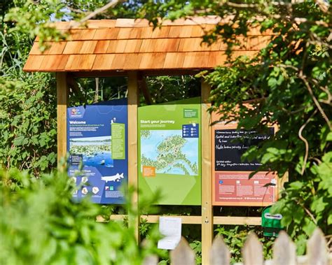 Landmark Bespoke Weatherproof Metal Signage For Wetland Trail 7 Of 7