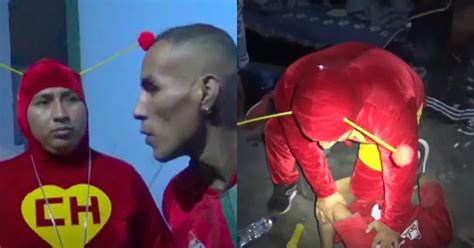 Policía Disfrazado Como ‘el Chapulín Colorado Capturó A Banda Criminal