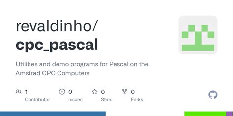 Github Revaldinho Cpc Pascal Utilities And Demo Programs For Pascal