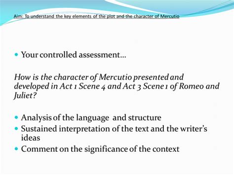 Controlled Assessment Act I Scene 4 Teaching Resources