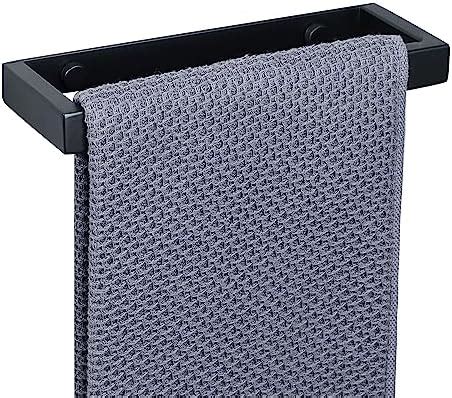 Sayayo Handtuchhalter Ohne Bohren Schwarz Handtuchstange Ohne Bohren Selbstklebend Wandmontage