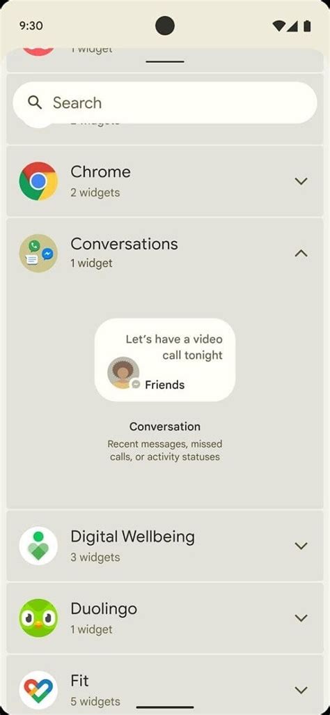 Android 12 User Interface
