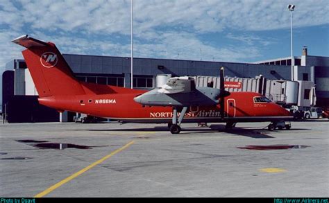 De Havilland Canada Dhc 8 102 Dash 8 Northwest Airlink Mesaba Airlines Aviation Photo