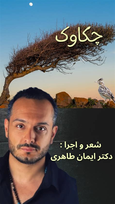 چکاوک شعر و ‌اجرا دکتر ایمان طاهری شعر فارسی شعرفارسی شاعر دکلمه داستان ایران
