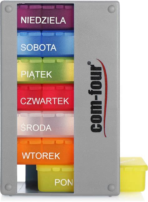 DOZOWNIK LEKÓW PUDEŁKO NA LEKI ORGANIZER TABLETEK 3 PRZEGRÓDKI