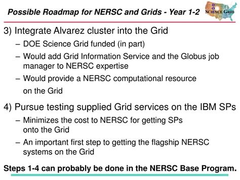 PPT - Computing and Data Infrastructure for Large-Scale Science NERSC and the DOE Science Grid ...