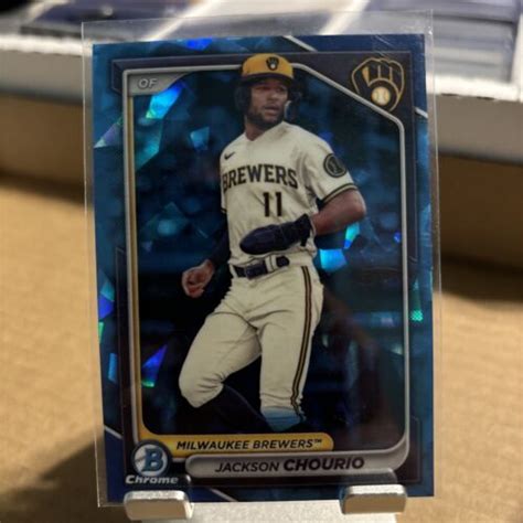 Bowman Sapphire Edition Chrome Prospects BCP Jackson Chourio RC EBay