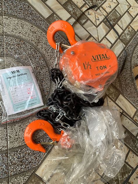 Vital Chainblock 15tons With 3meters Lifting Chain Made In Japan