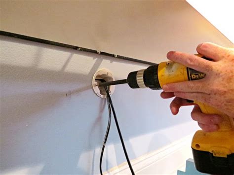 How To Hide Your Television And Cable Wires An Easy DIY Flipping The Flip