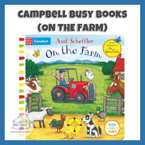 On The Farm Campbell Busy Book Series Interactive Board Book For